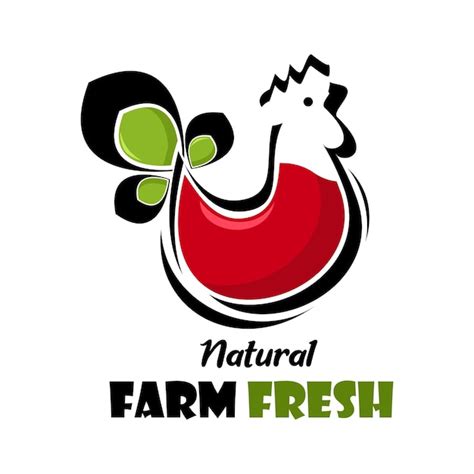 Premium Vector A Logo For A Farm Fresh Product