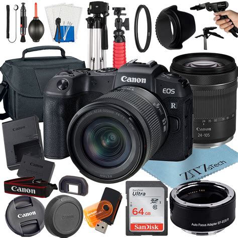 Canon Eos Rp Mirrorless Digital Camera With Rf 24 105mm Stm Lens