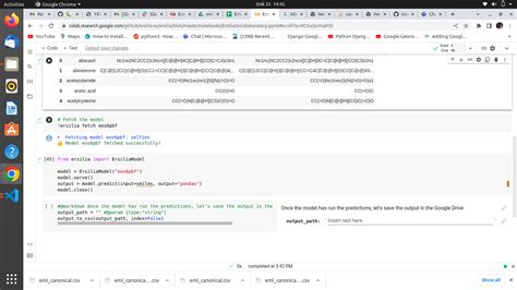 🐛 Bug Eos6pbf Colab Ersilia Model Has No Attribute Predict · Issue