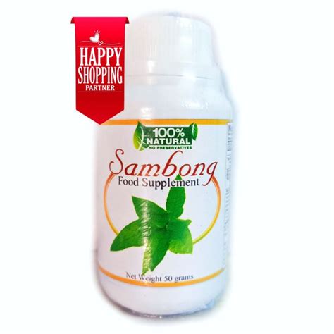 Sambong Capsule Natural Herb Food Supplement 100 Capsules X 500mg