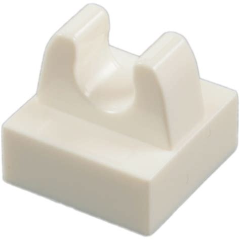 LEGO White Tile X With Clip No Cut In Center Brick Owl LEGO Marketplace