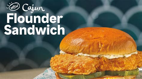 Popeyes New Cajun Flounder Fish Sandwich Makes Debut In Time For Lent