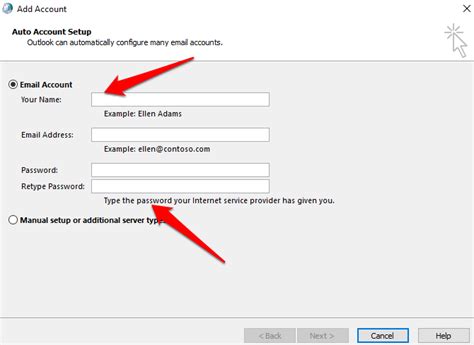 Windows 10 Microsoft Outlook Wont Enter Email Address Cookamela