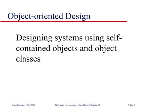 PPT Object Oriented Design Concepts Practices And Benefits PowerPoint Presentation ID