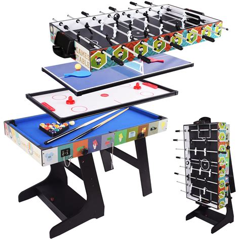 Buy Alpika Foldable 4 In 1 Muliti Sports Game Table Folding Combo