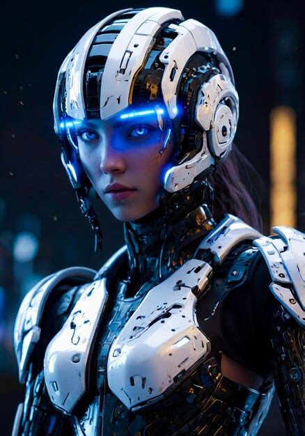 Girl Artificial Intelligence 3d Rendering Concept Generative Ai