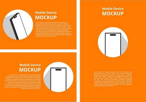 Mobile Poster Mockup Vector Art Icons And Graphics For Free Download