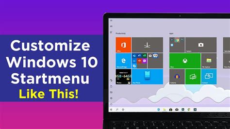 Windows 10 Customize The Start Menu And Taskbar Tamil Youtube
