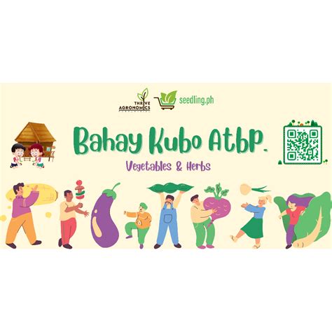 Bahay Kubo Seeds Thrive Organics Seed Packets Seedling Ph