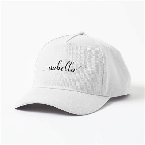 Isabella Custom Name On Delicate Black Cursive Font Sticker For Sale By To The Lua Redbubble