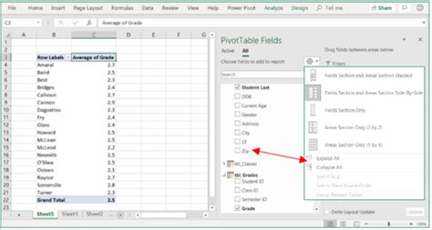 Vba Da Uradi Collapseexpand All Tabela U Pivottable Fields Pane U