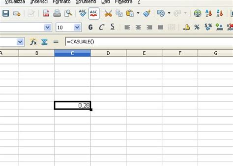 generare numeri casuali con excel