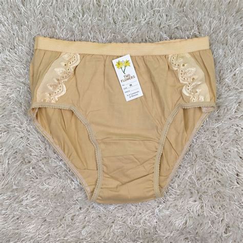 Tow Flower Panty Soft Cotton Panty Woman Style Bd