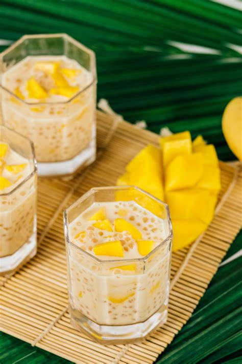 Mango Tapioca Pudding