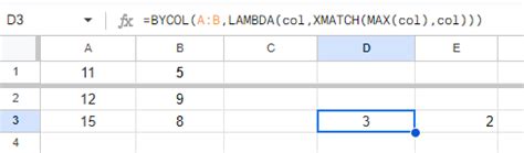 How To Find The Row Of The Cell That Has The Max Value Or Any Other Formula In Excel Sheets
