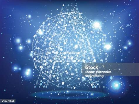 기술 공간 갤럭시connect 선과 점 들을 추상화 합니다 연결 과학 및 기술입니다 분자 구조 Dna 또는 신경
