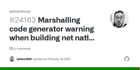 Marshalling Code Generator Warning When Building Net Native Uwp App