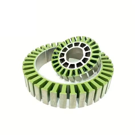 Green Coating Dc Brushless Motor Stator Rotor Stamping Auto Motor