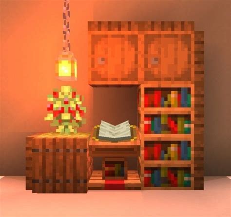 Книжные полки в майнкрафте Idées Minecraft Idée Déco Minecraft Minecraft Decoration