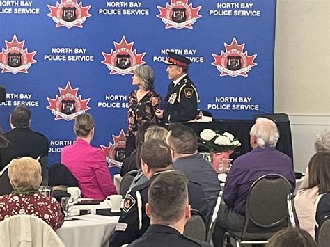 An Emotional Moment At The North Bay Police Service Awards Banquet