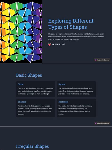 Exploring Different Types Of Shapes Pdf Shape Triangle