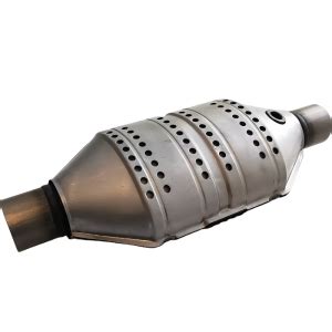 Wholesale Three Way Oval Universal Catalytic Converter With Ceramic Substrate Euro III Euro IV
