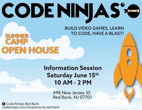 Jun Code Ninjas Summer Camp Open House Middletown NJ Patch