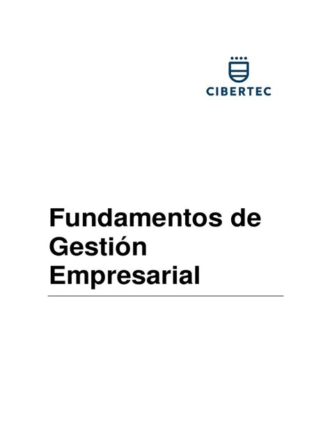 Fundamentos De Gestion Empresarial Pdf Marketing Business