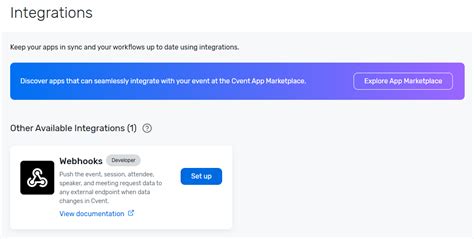 Webhook Configuration Wicket Support