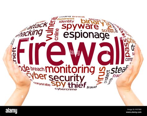 Firewall Word Cloud Hand Sphere Concept On White Background Stock Photo Alamy
