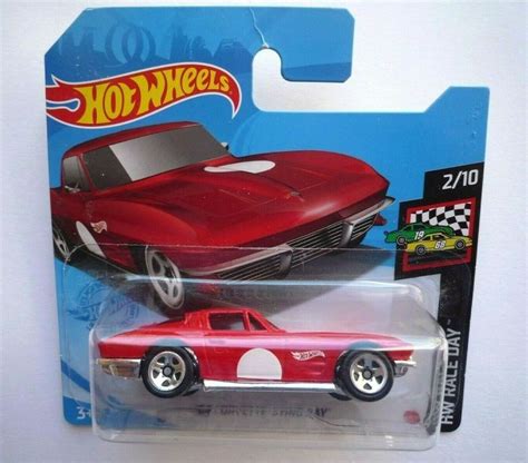 Hot Wheels 64 Corvette Sting Ray Red HW Race Day 2021 Kaufen Auf