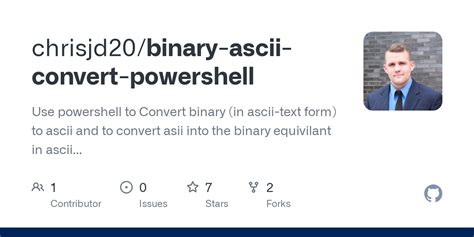 Github Chrisjd20binary Ascii Convert Powershell Use Powershell To Convert Binary In Ascii