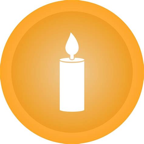 Icono De Vector De Vela Encendida Vector En Vecteezy