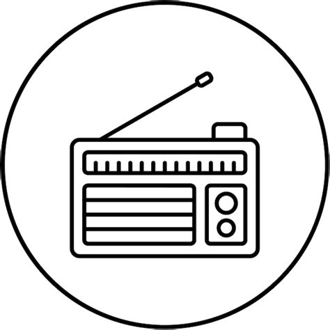 Premium Vector Radio Icon