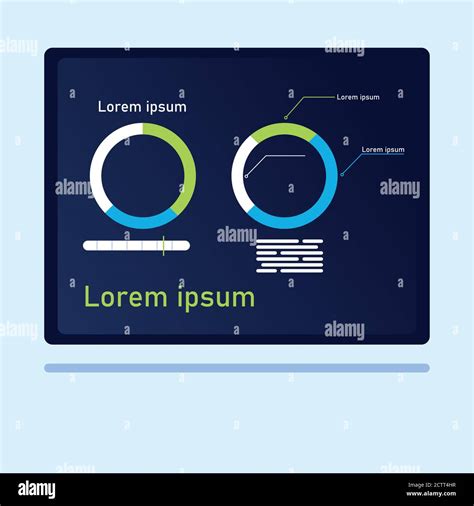 Donut Charts Infographic Design Data Information And Analytics Theme
