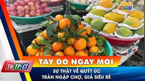 Sự thật về Quýt Úc tràn ngập chợ giá siêu rẻ Cần Thơ TV YouTube