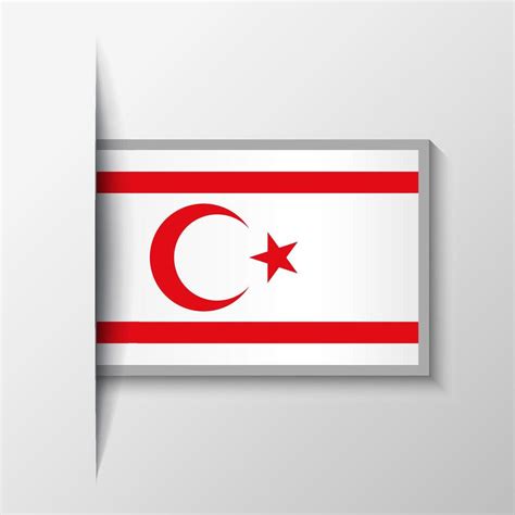 Vector Rectangular Northern Cyprus Flag Background 37802103 Vector Art At Vecteezy