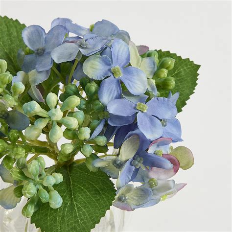 Artificial Mini Hydrangea In Vase Pillow Talk