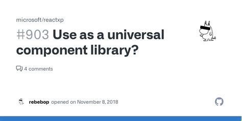 use as a universal component library · issue 903 · microsoft reactxp