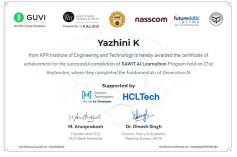 Yazhini Kanagavel On Linkedin Ai Machinelearning Guvi