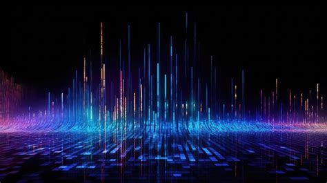 Premium AI Image Business Futuristic Data Stream Illustration Technology Digital Tech D