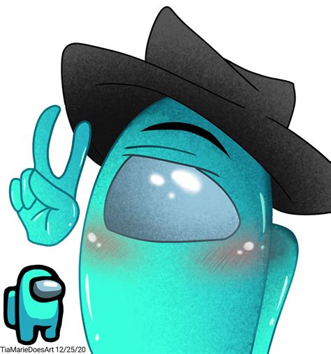 Among Us Cyan By Tiamariedoesart On Deviantart
