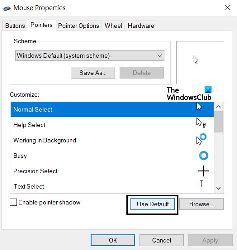 How To Reset Mouse Settings To Default In Windows