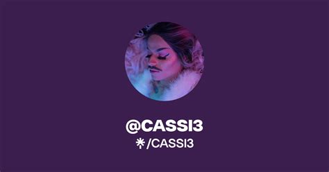 Cassi3 Twitter Instagram Linktree
