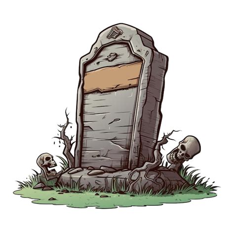 벡터 오래 된 묘지 묘비 및 비석 흰색 배경에 Rip 묘비 벡터 그림 프리미엄 벡터