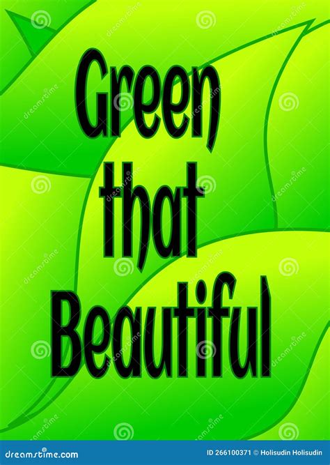 Abstract Background With Green Text It S Beautiful Stock Illustration