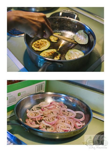 Recipe Sautéed Eggplant Avocado Salad Eco City Farms