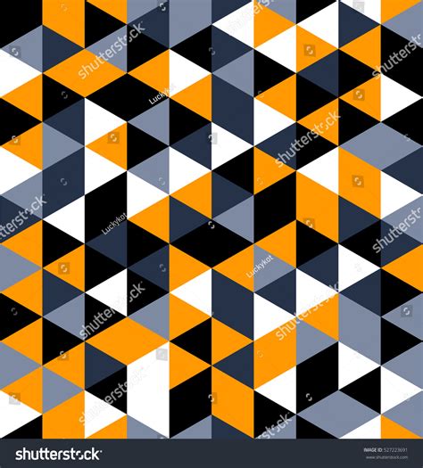 Abstract Triangle Seamless Pattern Soft Color Stock Vector Royalty