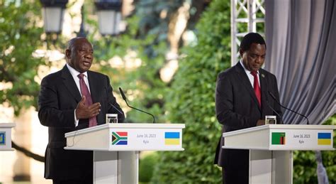 Президент ЮАР презентовал мирный план в Киеве ИА Реалист новости и