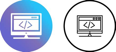 Html Coding Vector Icon 42479681 Vector Art At Vecteezy